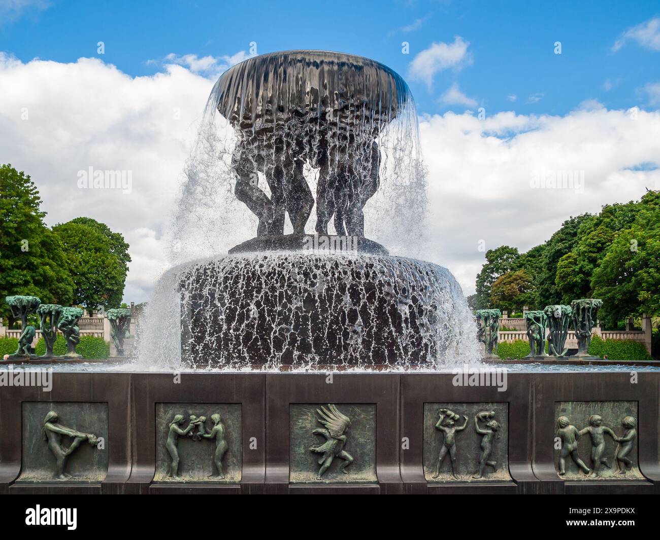 Gustav vigeland bronze relief hi-res stock photography and images - Alamy