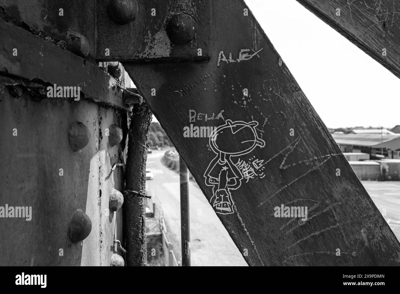 TRURO CITY RAILWAY STATION AND SIGNAL BOX AND FOOTBRIDGE STEEL IRON ...