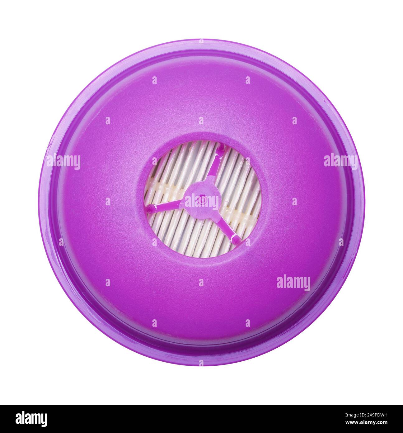 Round Mask Air Filter Top View Cut Out on White Stock Photo - Alamy