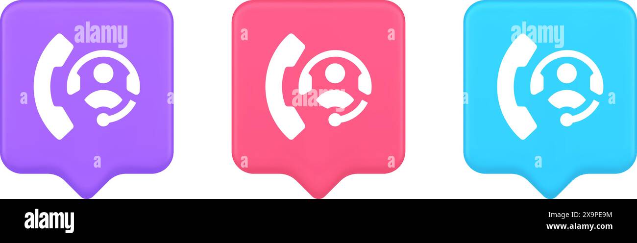 Call center operator blank Stock Vector Images - Alamy