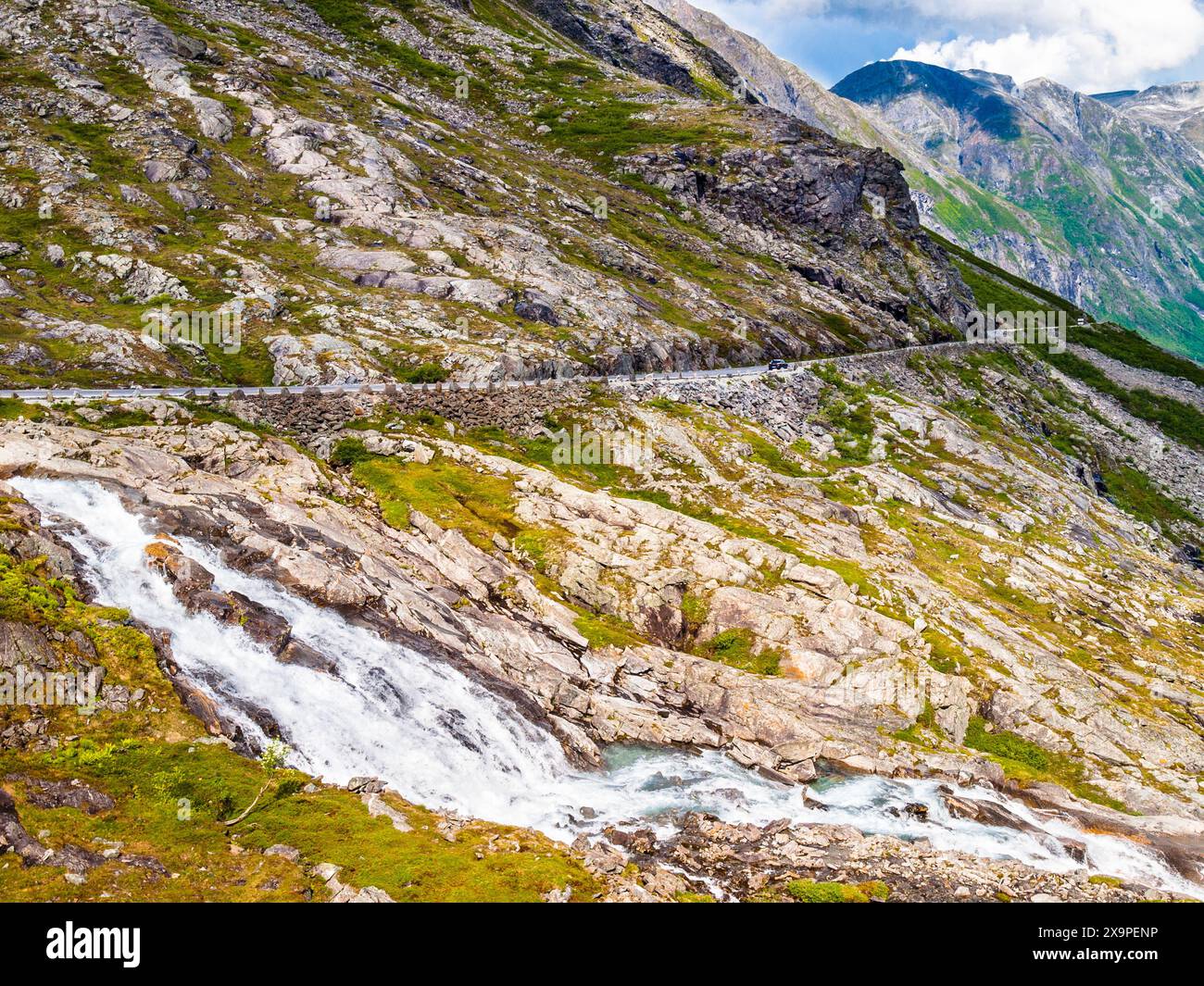 Trollstigen - famous road in the Norwegian mountains Stock Photo - Alamy