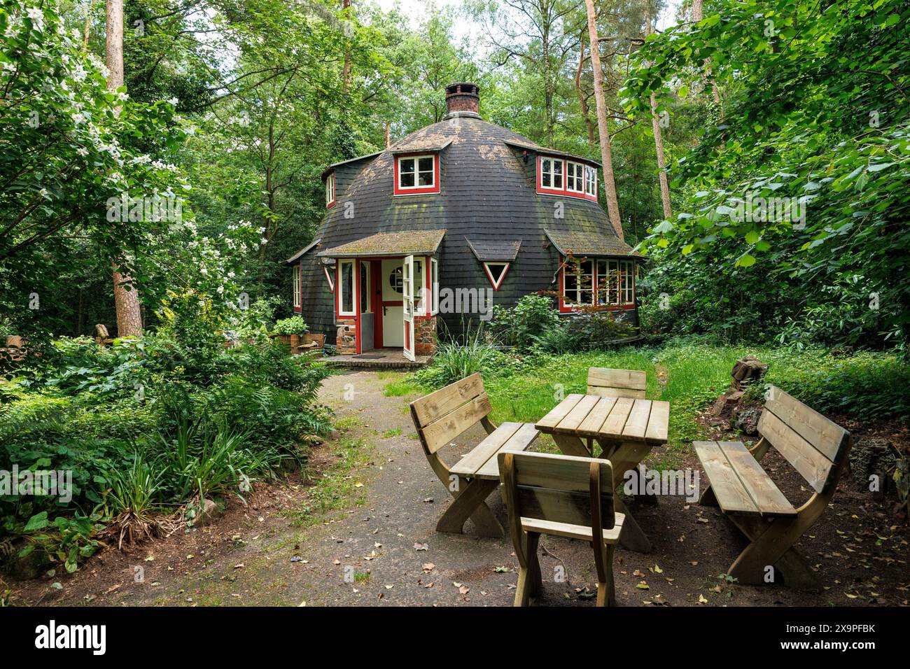 the building Kaeseglocke (translation: chease bell), Worpswede, Lower ...