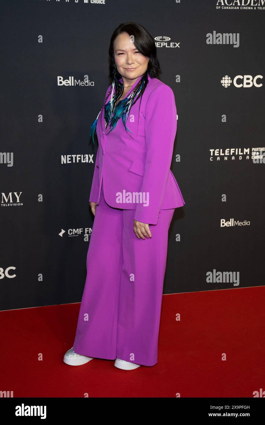 Jennifer Podemski attends the 2024 Canadian Screen Awards at CBC ...