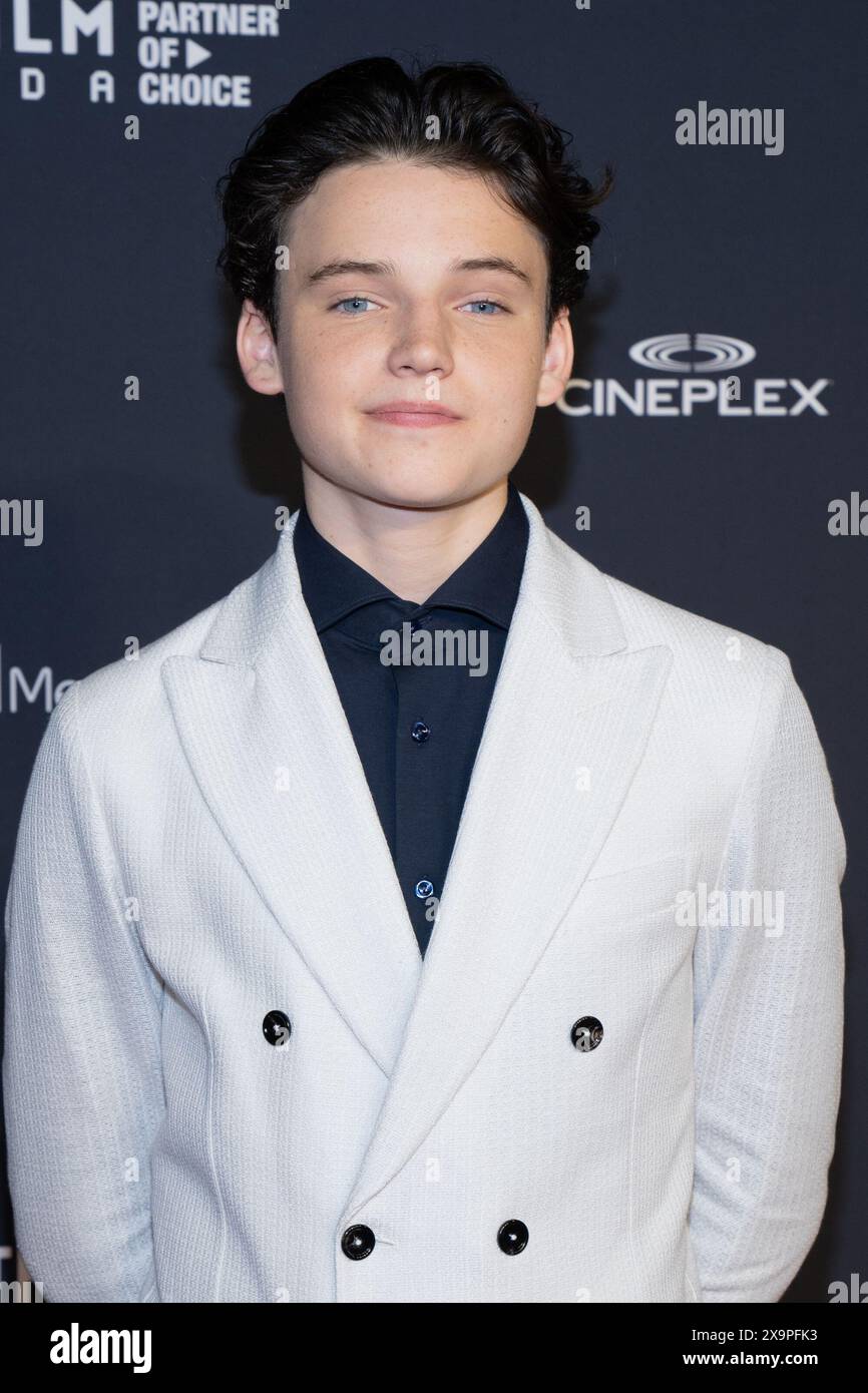 Benjamin Evan Ainsworth attends the 2024 Canadian Screen Awards at CBC Broadcast Centre Stock ...