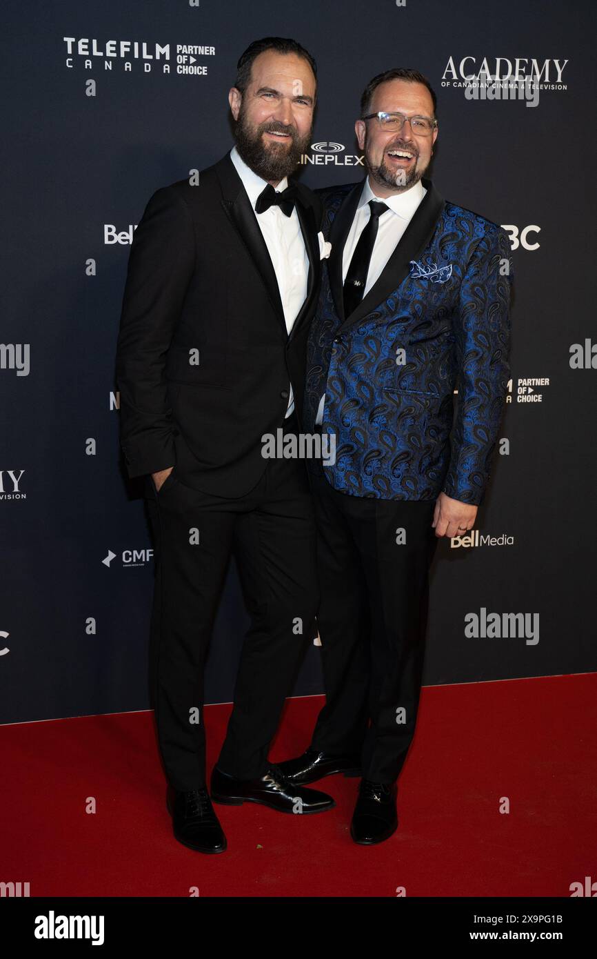 (L to R) Matt Hornburg, Mark Bishop attend the 2024 Canadian Screen ...