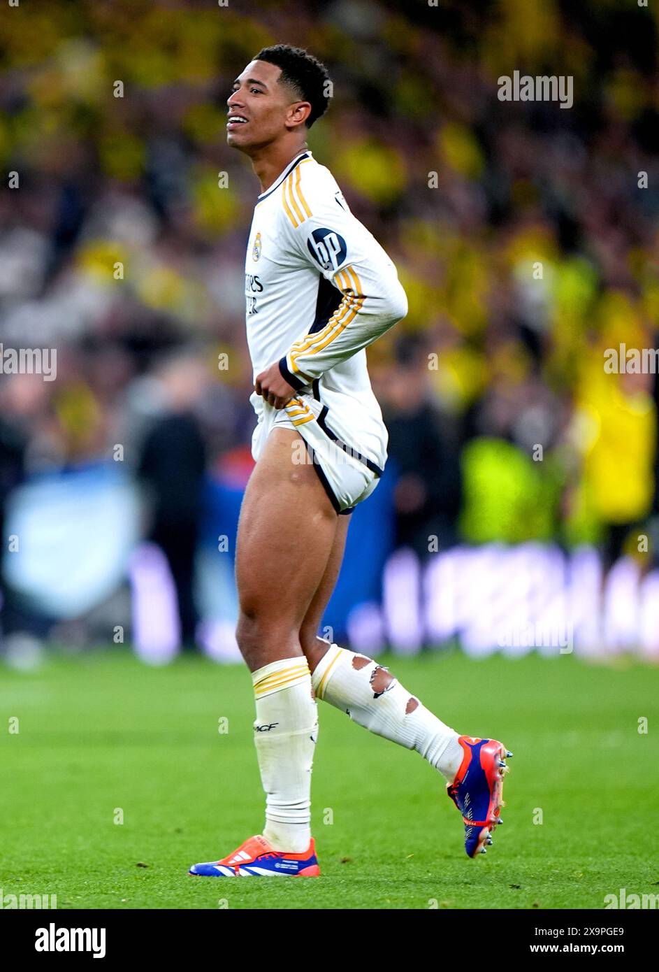 Real Madrid's Jude Bellingham at the end of the UEFA Champions League ...