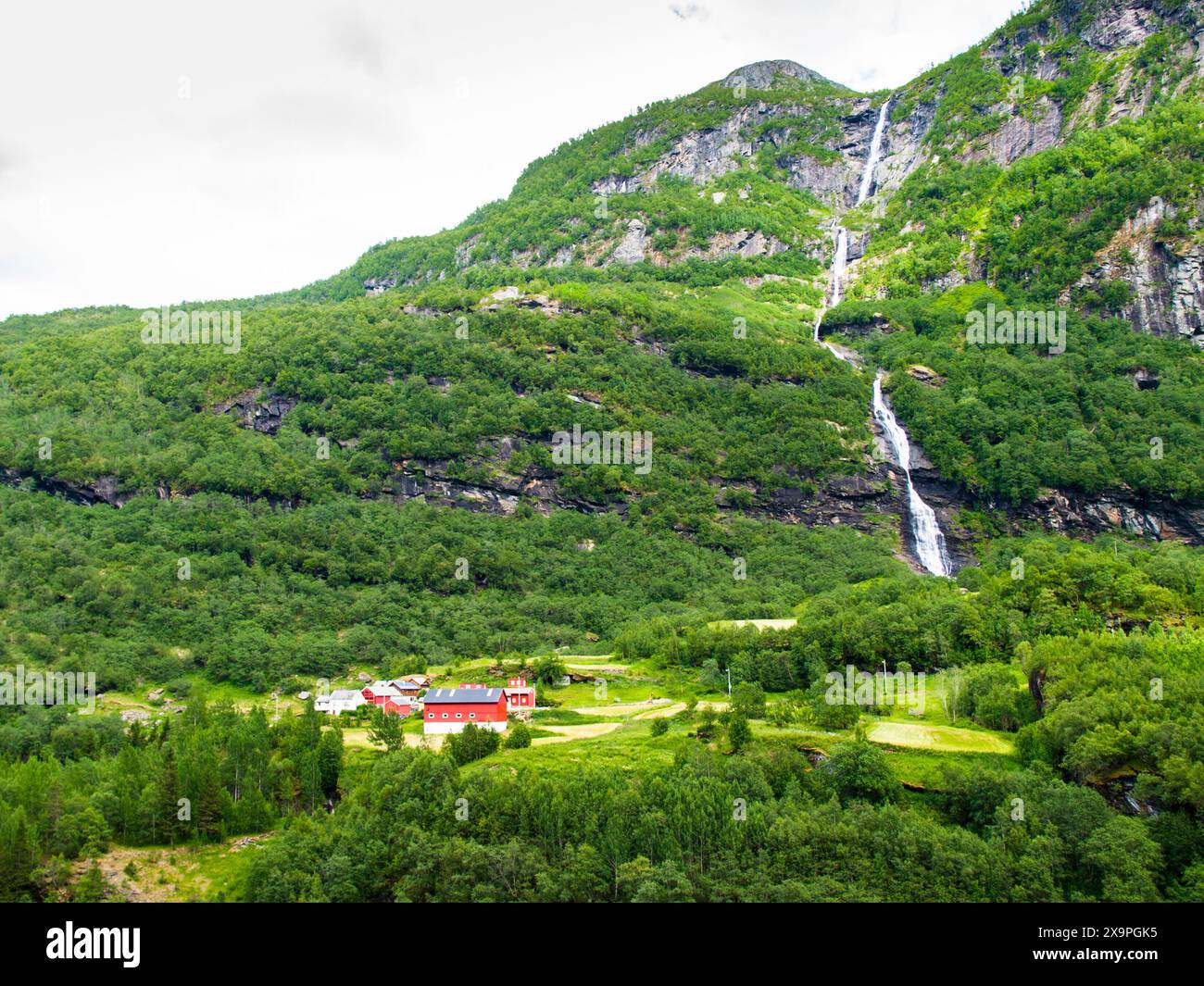Picturesque Landscapes of Norway: Waterfalls, Mountains, and Green ...