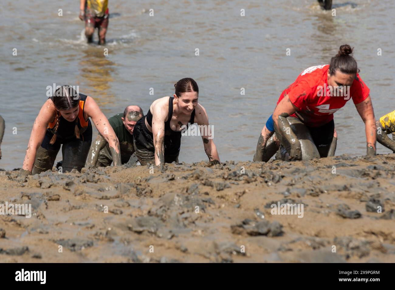 Promenade Park, Maldon, Essex, UK. 2nd Jun, 2024. Large numbers of ...