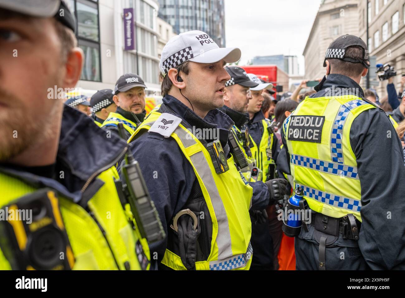 Protesters lying down on road hi-res stock photography and images - Alamy