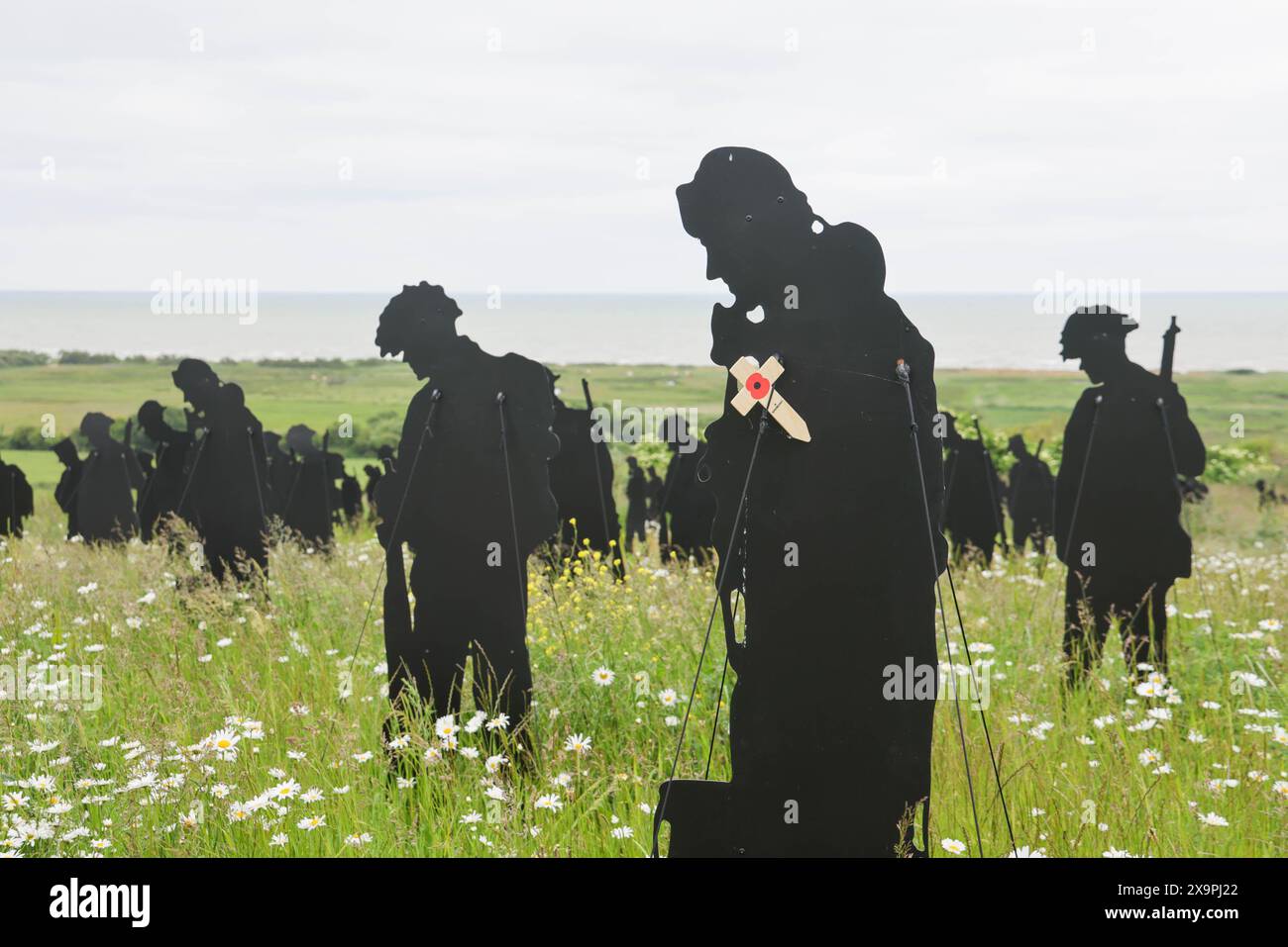 Normandy, France. 02nd June, 2024. The Standing with Giants memorial ...