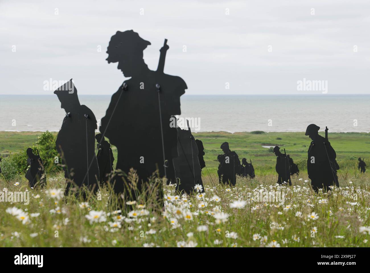 Normandy, France. 02nd June, 2024. The Standing with Giants memorial ...