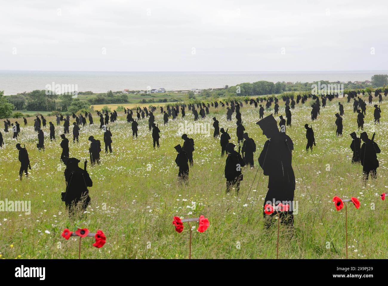 British Normandy Memorial, Ver-sur-Mer. The Standing with Giants ...
