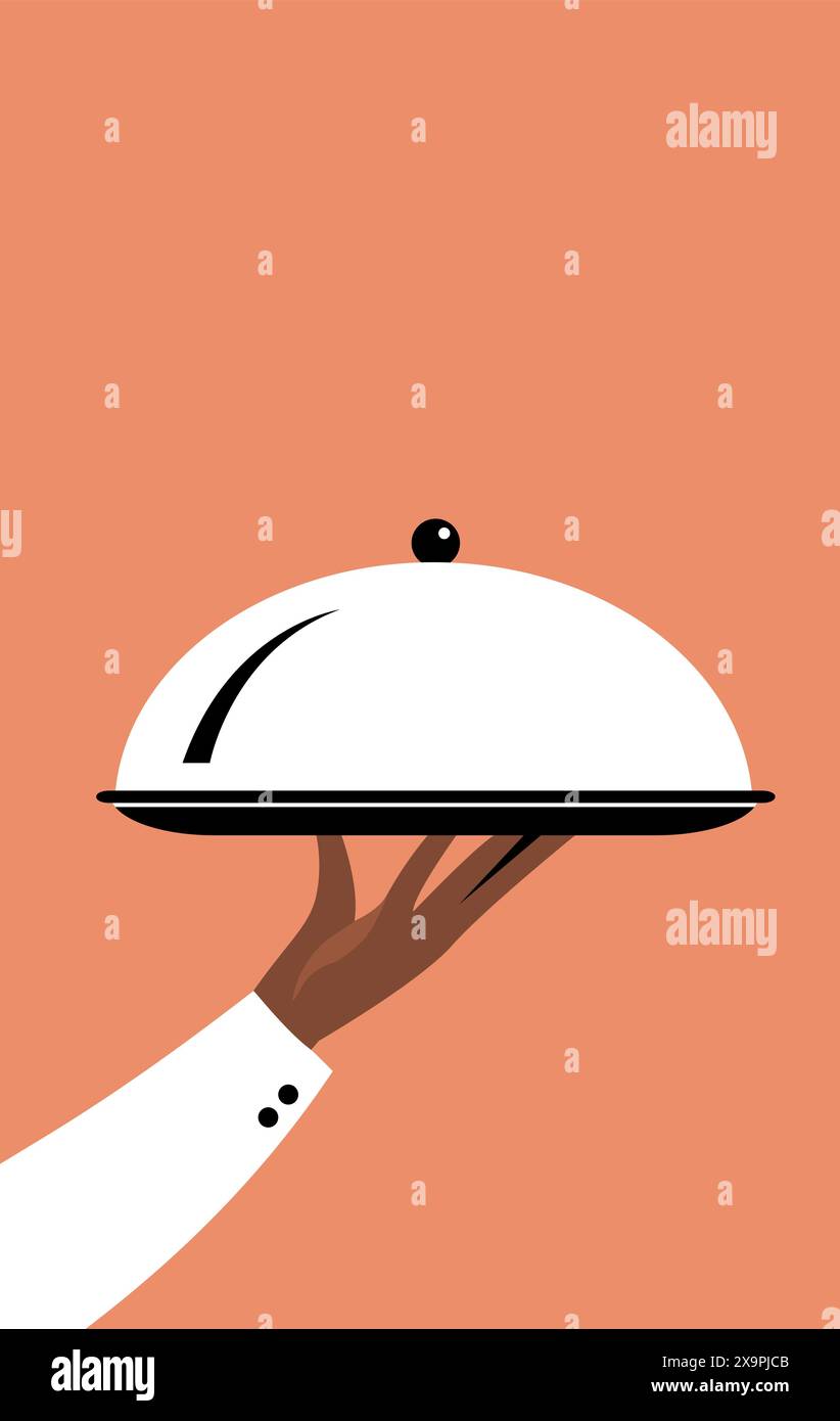 African man in kitchen Stock Vector Images - Alamy