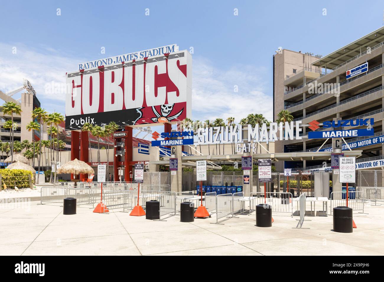 Raymond James Stadium is home to the Tampa Bay Buccaneers and ...