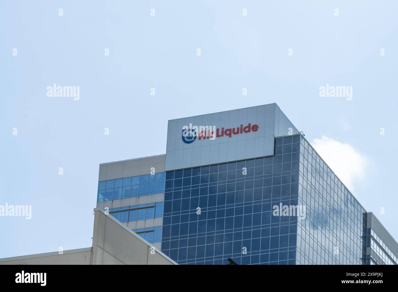 Houston, Texas, USA - April 14, 2024: Air Liquide US headquarters in ...