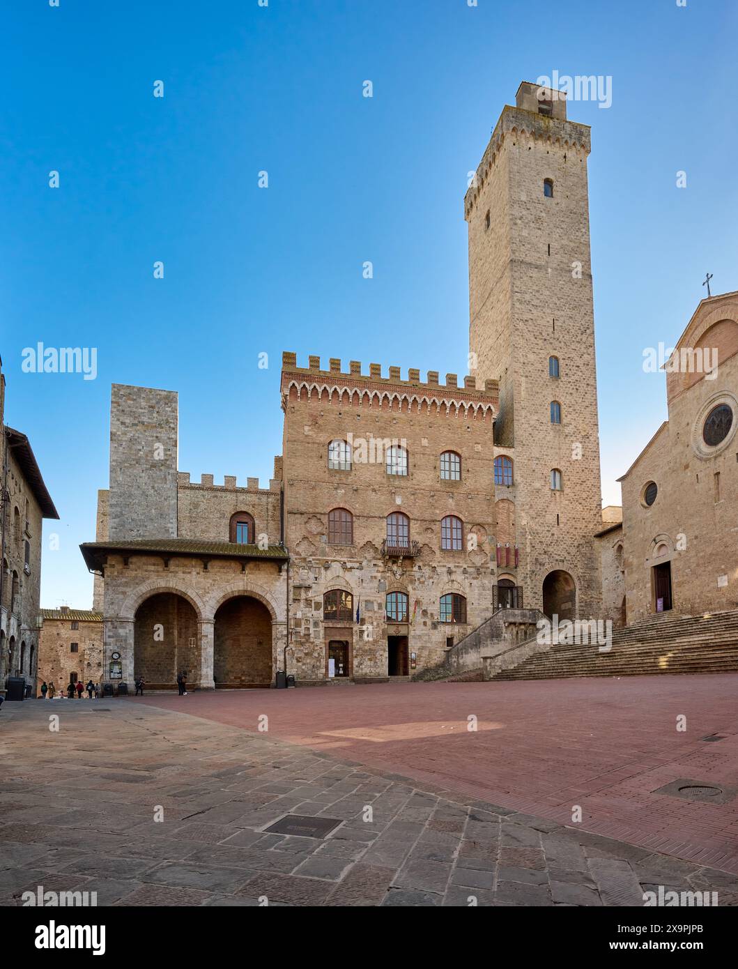medieval town San Gimignano, Tuscany, Italy Stock Photo - Alamy