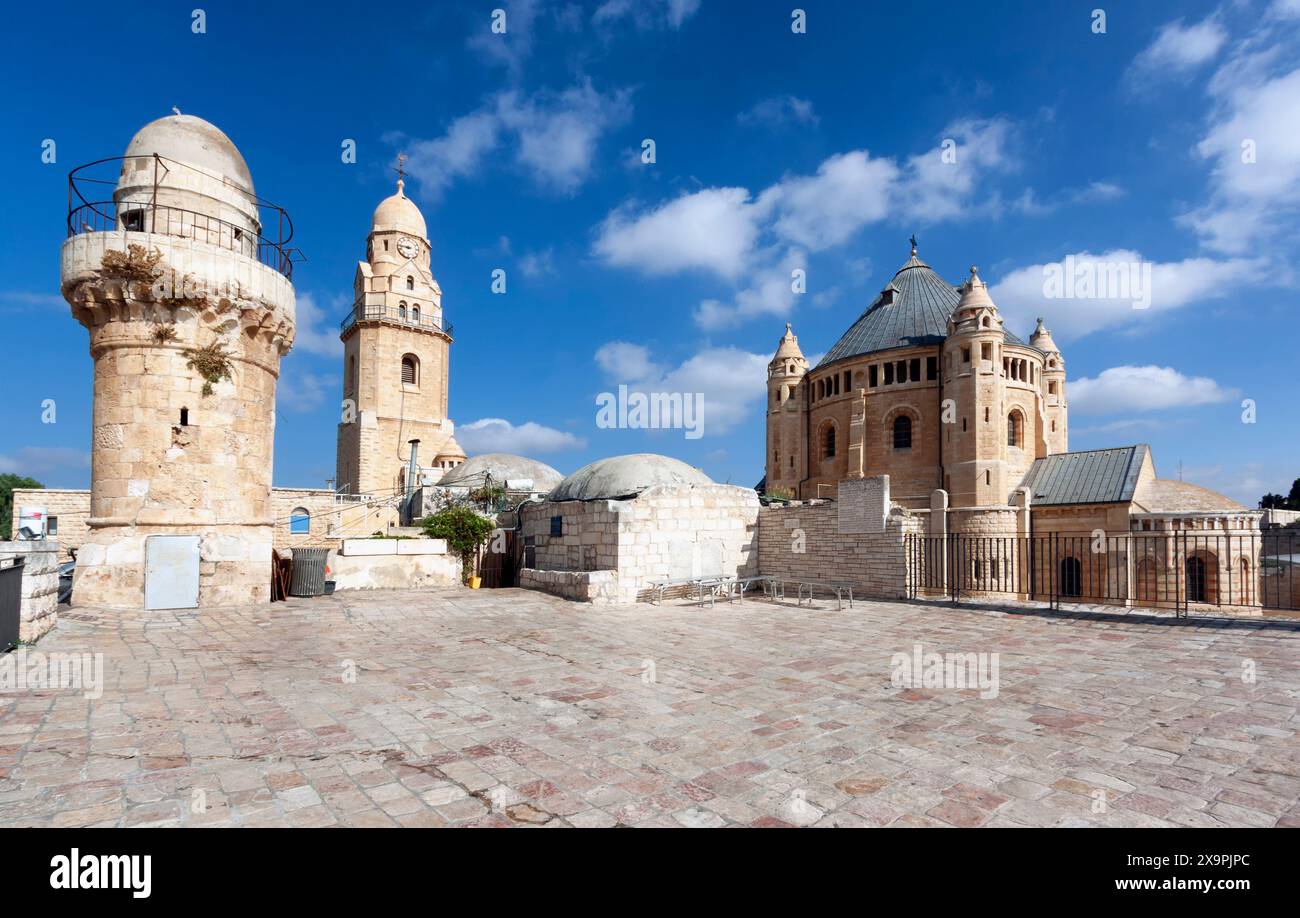 The roof top of the Upper room also called the Cenacle - this is where ...