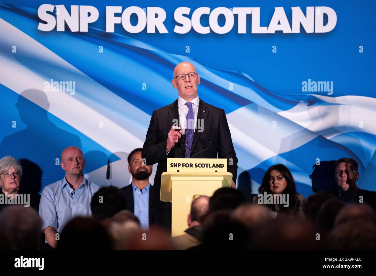 Scottish National Party Leader John Swinney during the SNP General ...