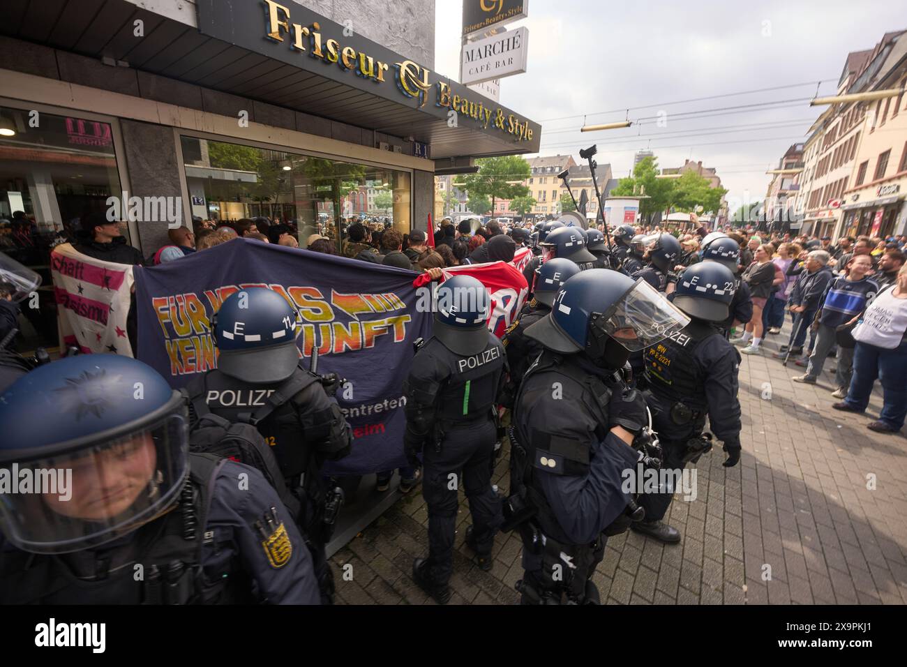 Mannheim, Germany. 02nd June, 2024. After the knife attack with several ...
