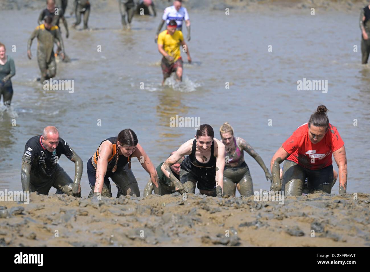 Maldon Essex UK 2nd June 2024. Hundreds of competitors take part in the ...