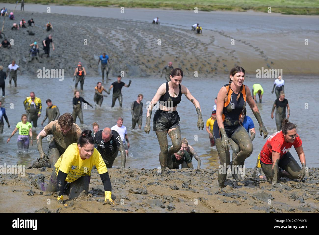 Maldon Essex UK 2nd June 2024. Hundreds of competitors take part in the ...