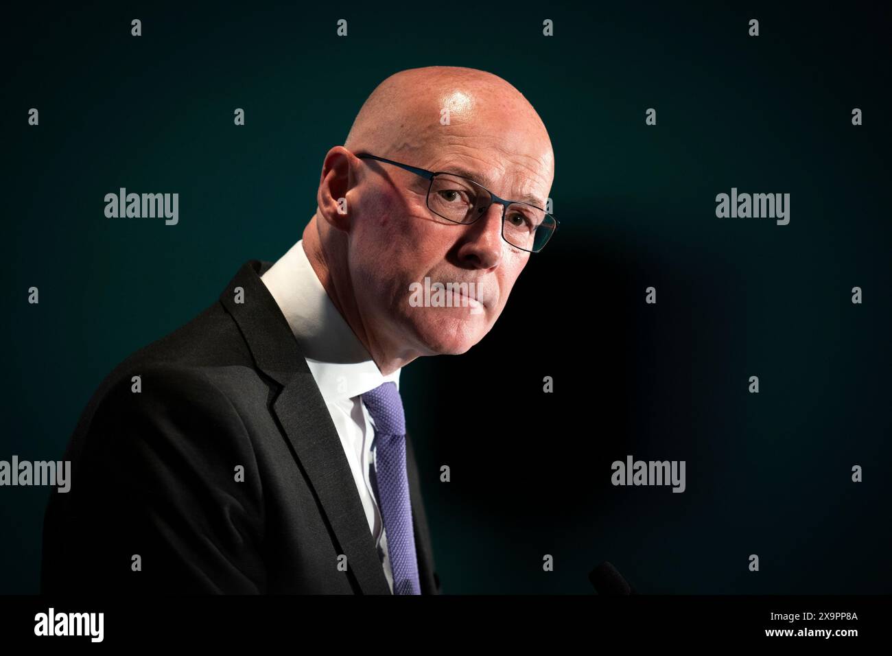 Scottish National Party Leader John Swinney during the SNP General ...