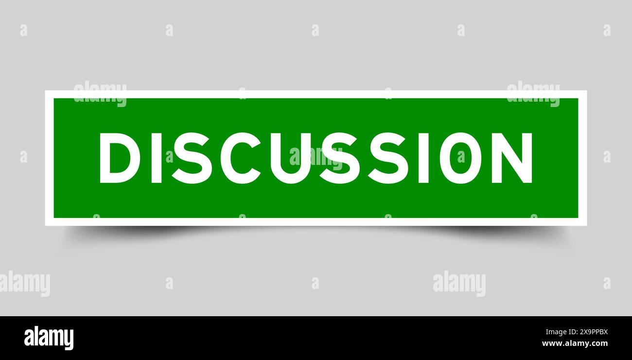 Issue under discussion Stock Vector Images - Alamy