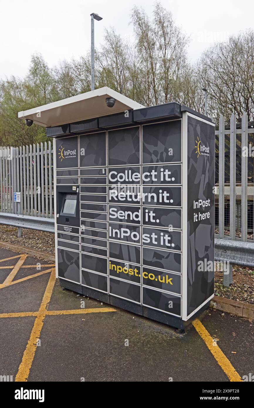 Inpost Parcel collection points Stock Photo - Alamy