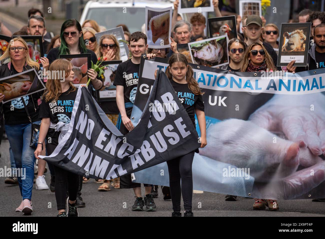 Glasgow, Scotland, UK. 2nd June, 2024. Silent March from Kelvingrove ...