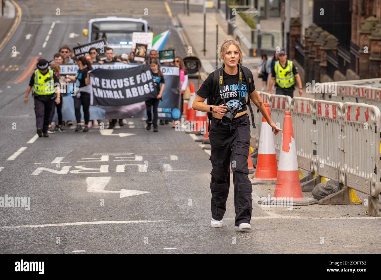 Glasgow, Scotland, UK. 2nd June, 2024. Silent March from Kelvingrove ...