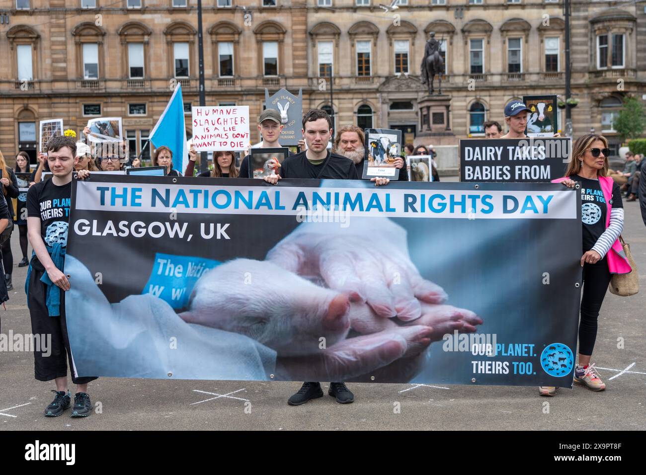 Glasgow, Scotland, UK. 2nd June, 2024. Silent March from Kelvingrove ...