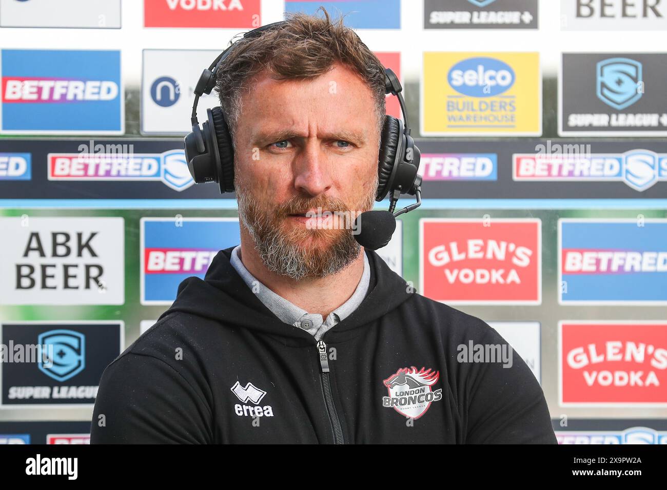 Mike Eccles Director of Rugby of London Broncos gives an interview ...