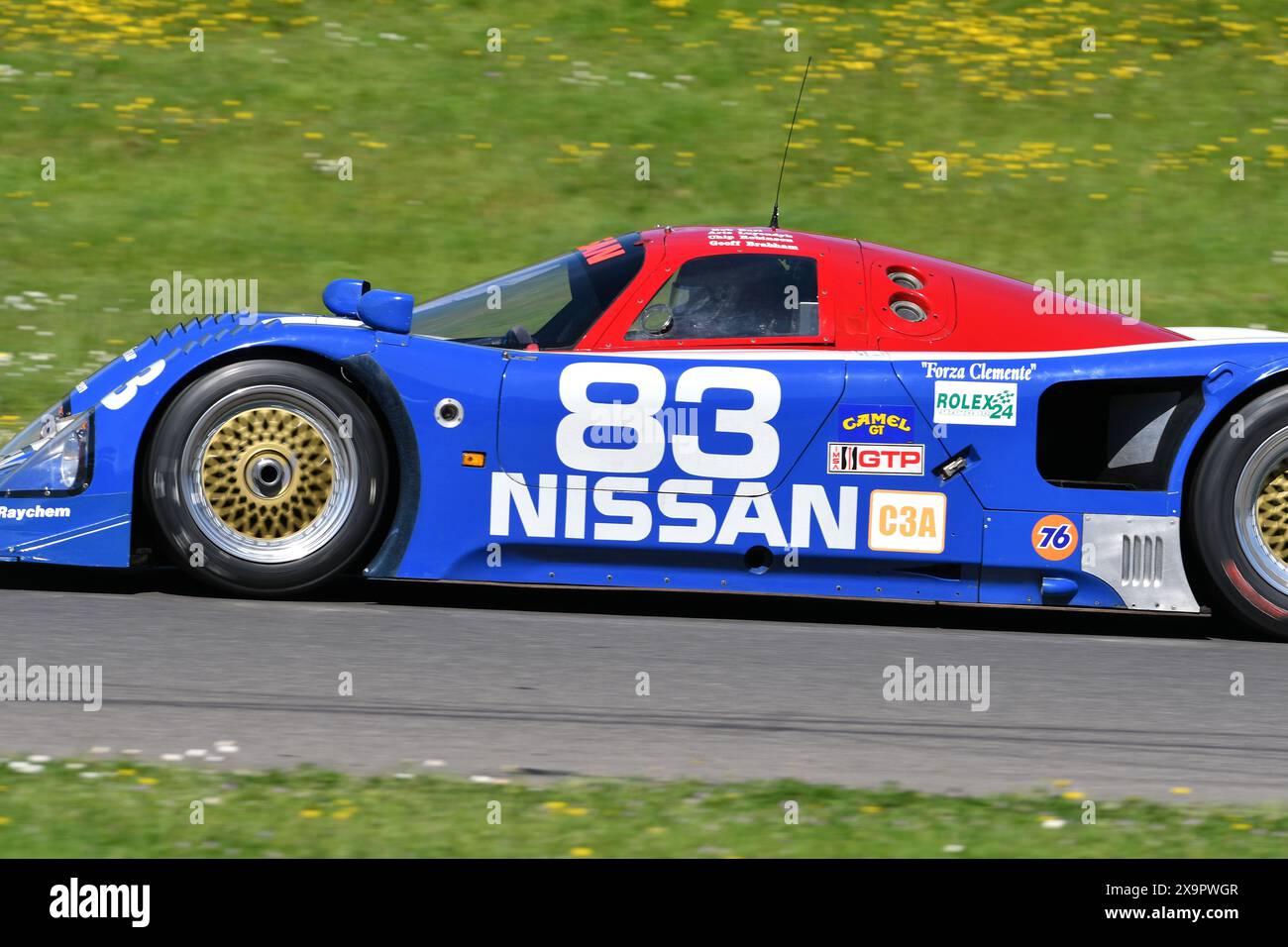 Scarperia, 5 April 2024: Nissan R90CK group C year 1990 in action ...