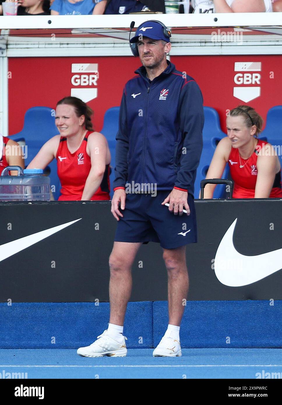Great Britain Head Coach David Ralph during the Women's FIH Hockey Pro ...