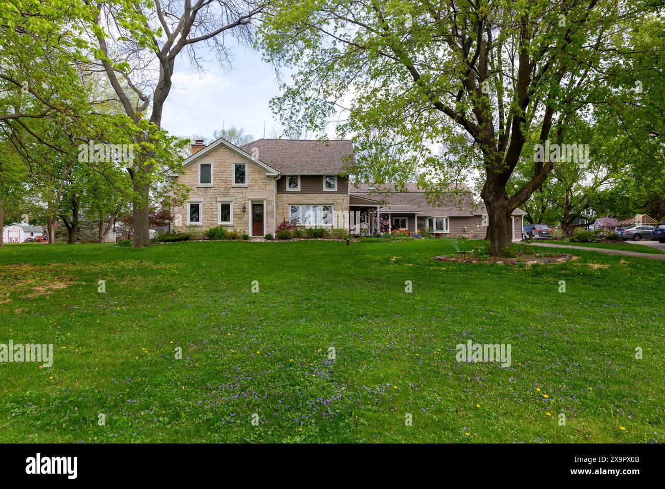 The restored 1846 William and Sarah Butler stone farmhouse and ...