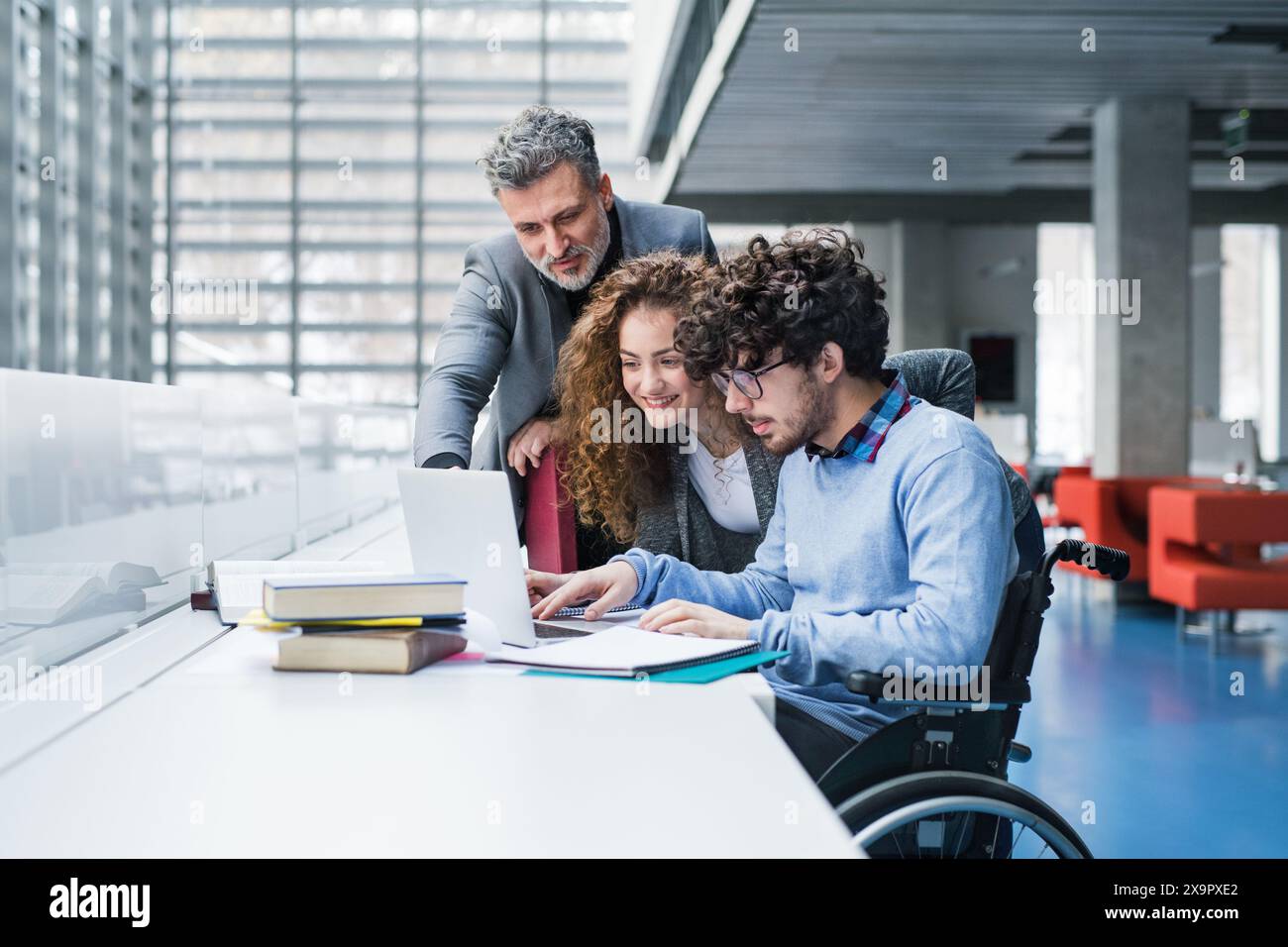 Classroom presentation wheelchair hi-res stock photography and images ...