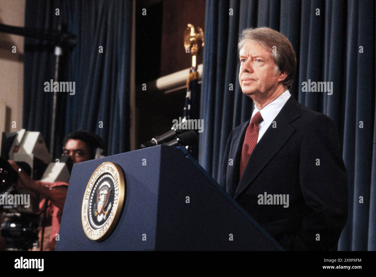 Jimmy carter 1980 portrait hi-res stock photography and images - Alamy