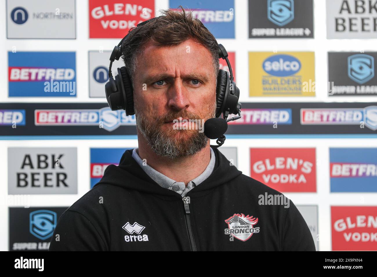 Eccles, UK. 02nd June, 2024. Mike Eccles Director of Rugby of London ...