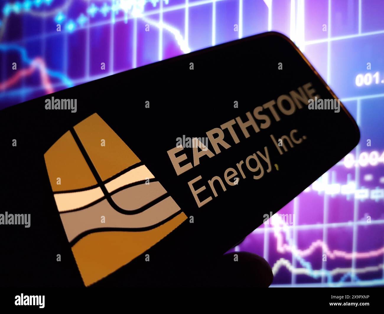 Konskie, Poland - May 30, 2024: Earthstone Energy company logo ...