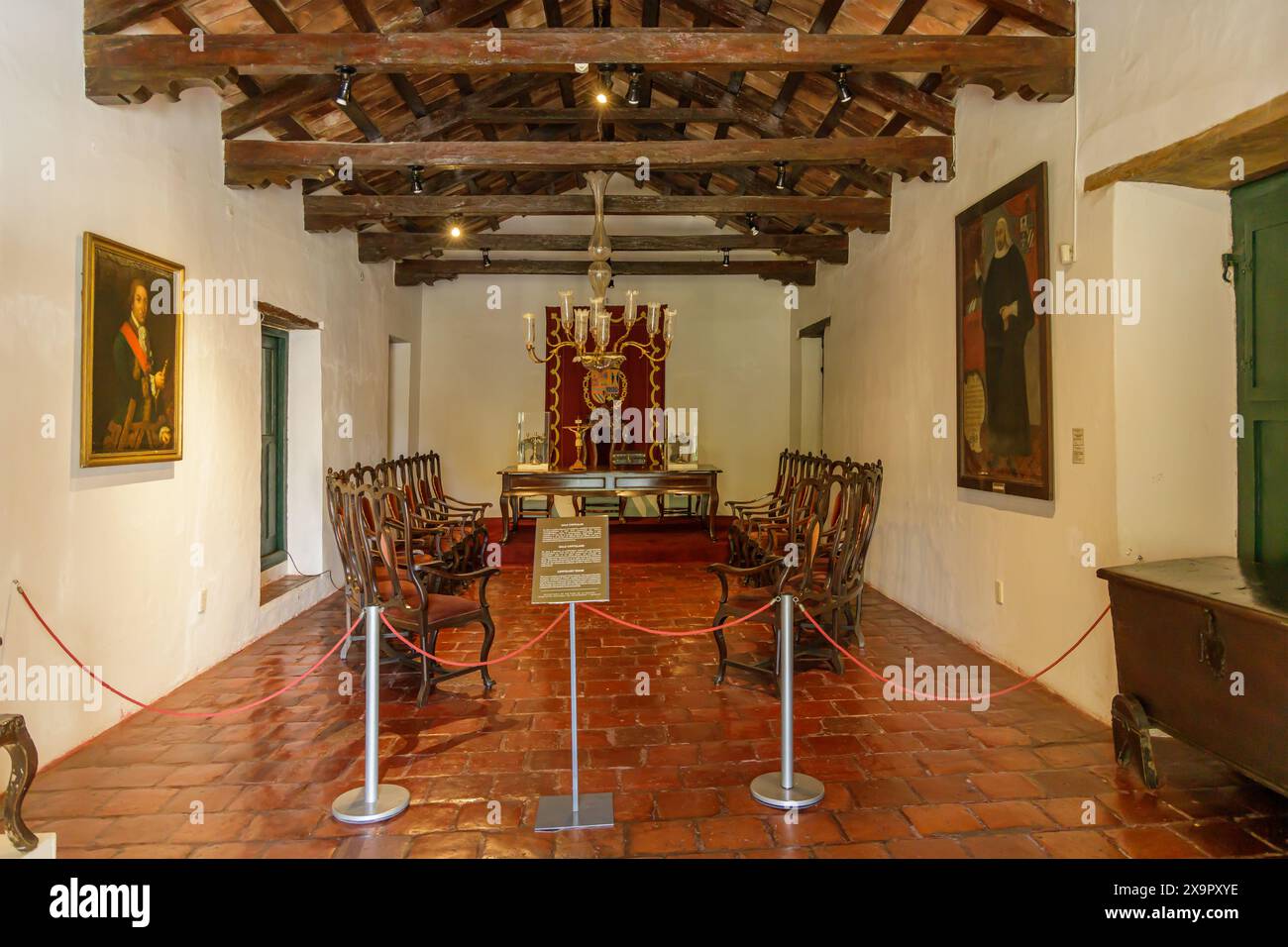 Salta, Argentina - January 26th 2024: Chapter room of the Cabildo of ...