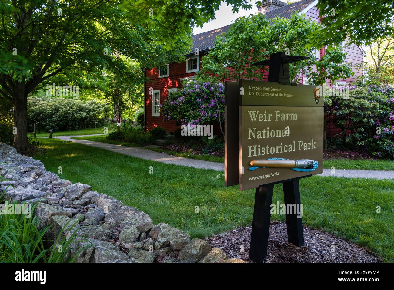 Burlingham House Visitor Center Weir Farm National Historical Park ...