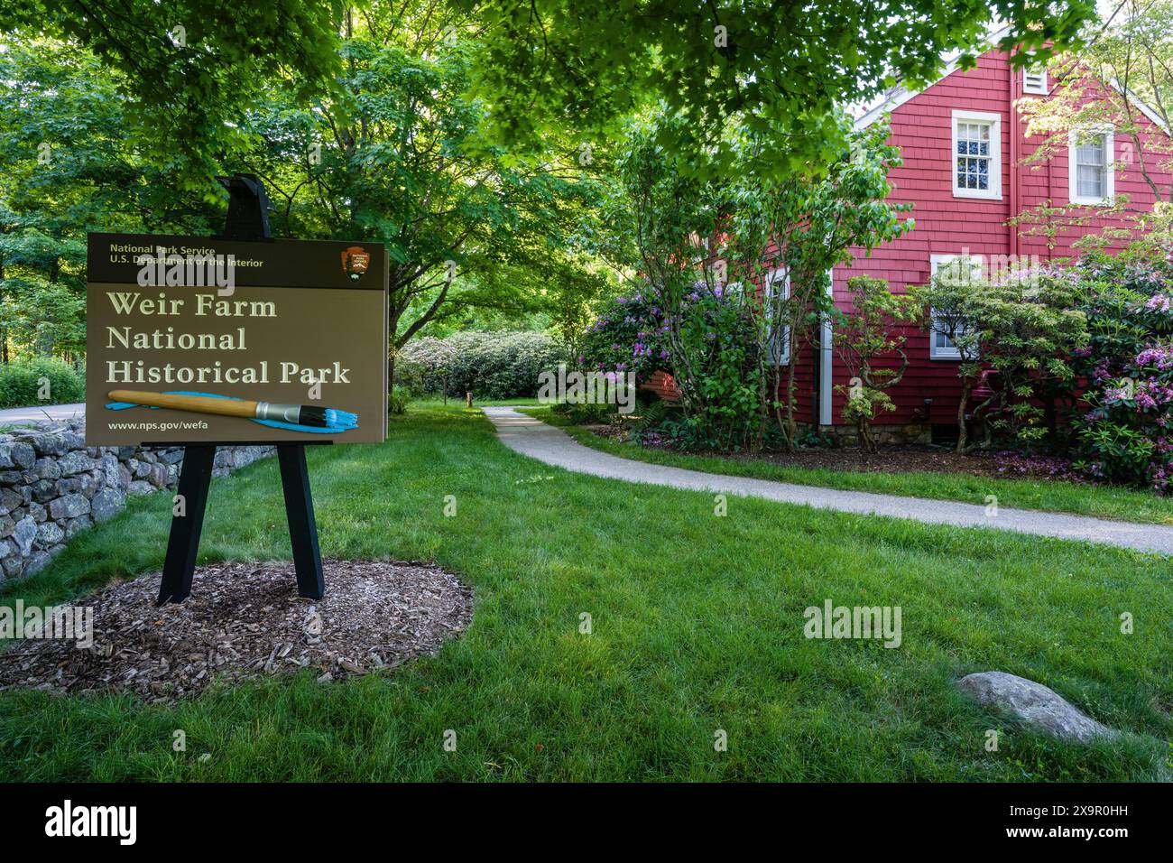Burlingham House Visitor Center Weir Farm National Historical Park ...