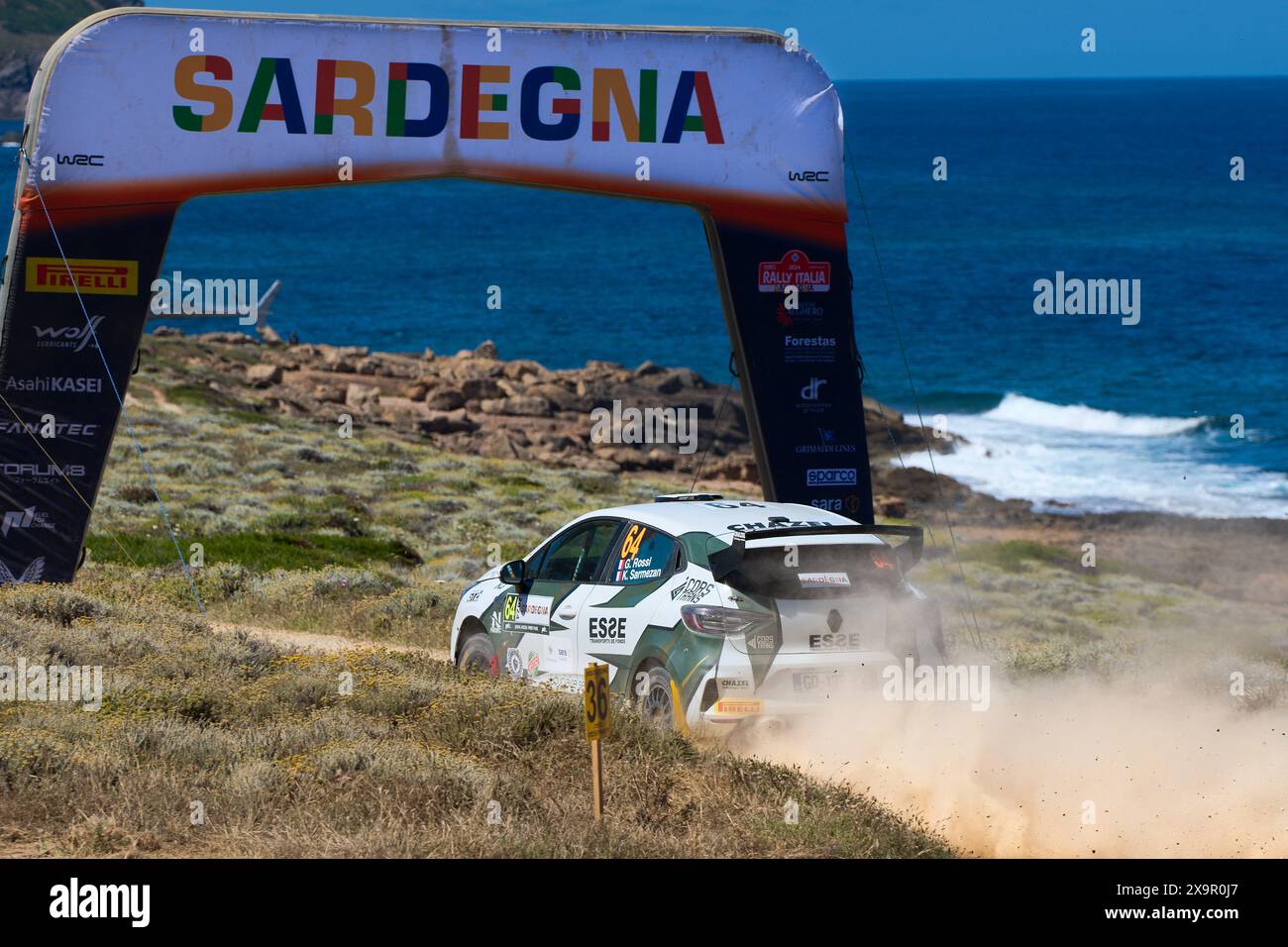 Rally Italia Sardegna car race in Sardinia, Italy on June 2, 2024. (CTK ...