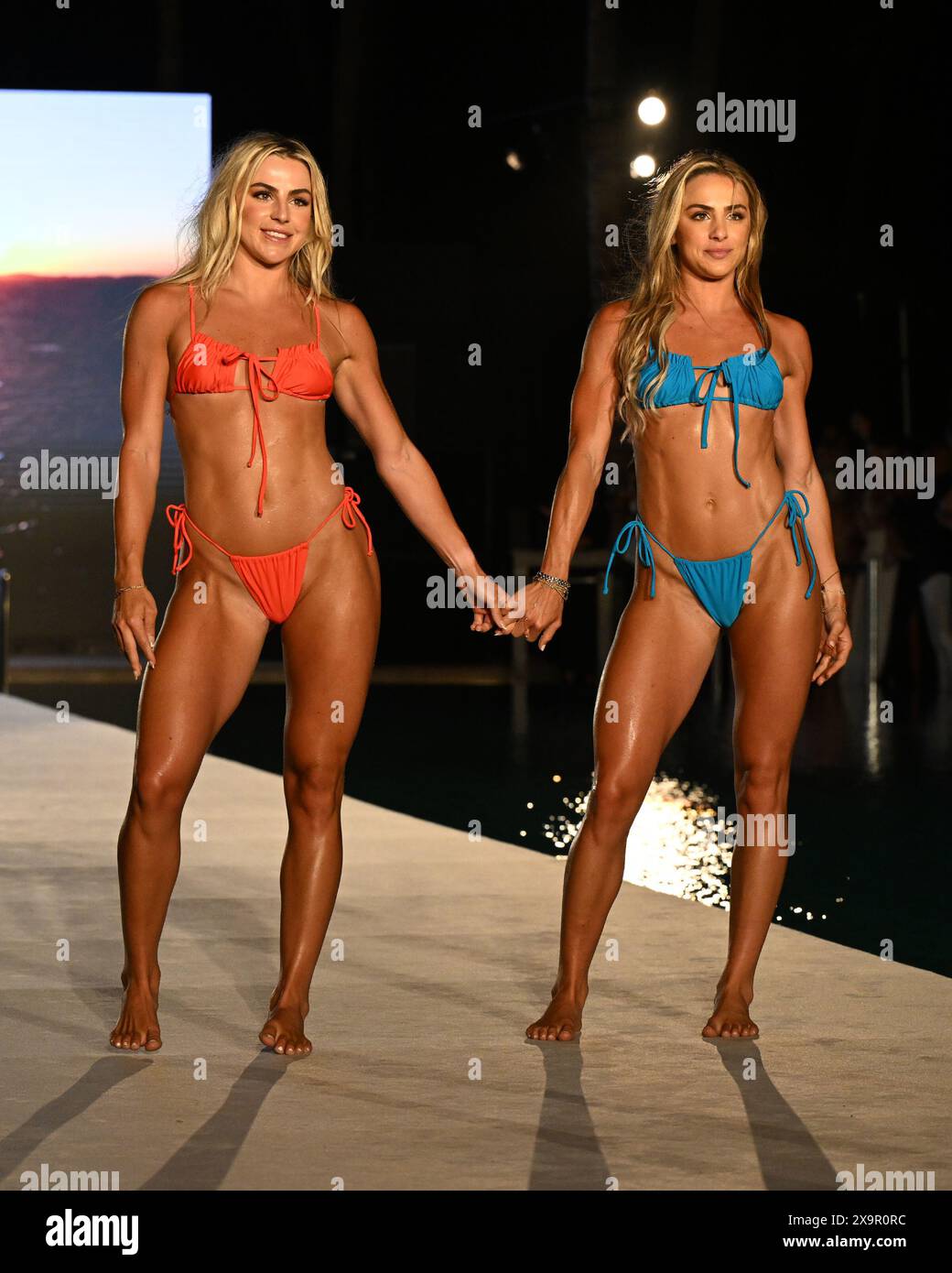 Miami Beach Fl Usa 01st June 2024 Hanna Cavinder And Haley