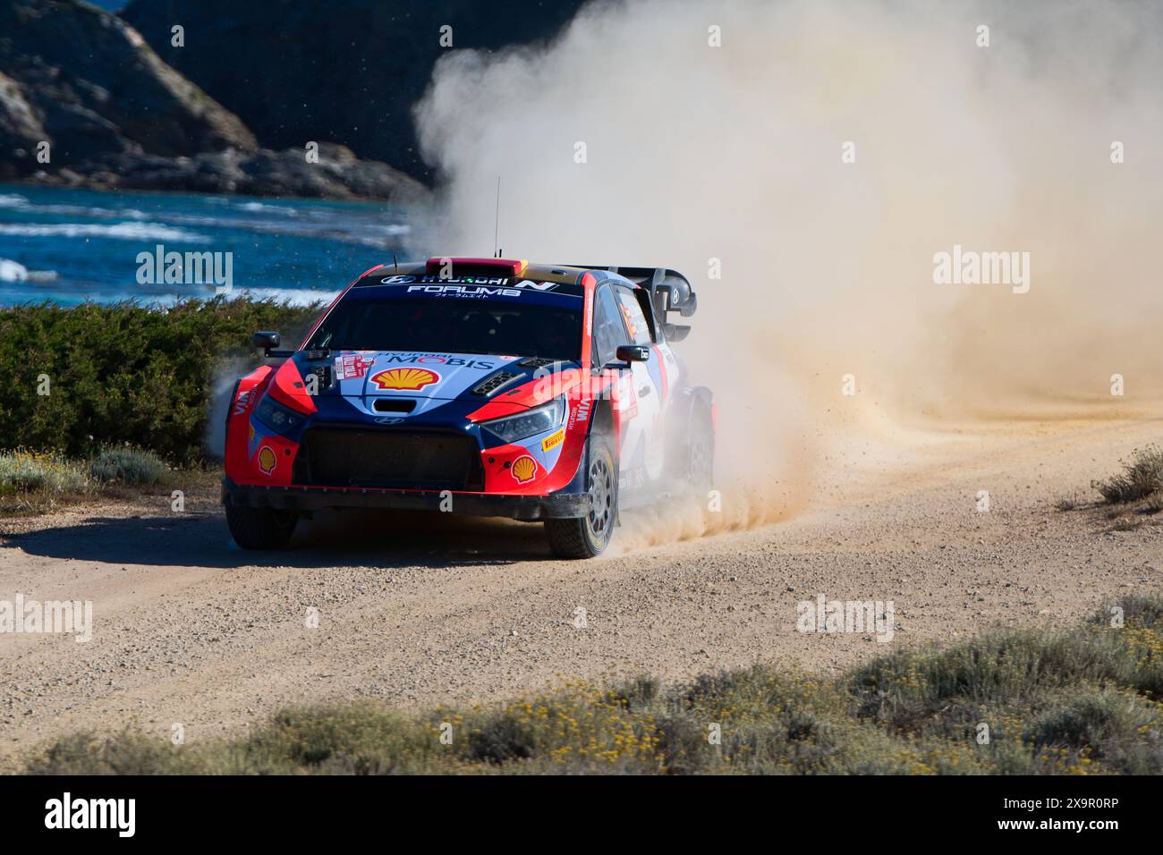 Rally Italia Sardegna car race in Sardinia, Italy on June 2, 2024. (CTK ...