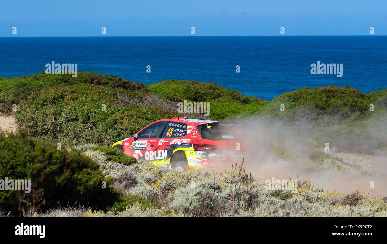 Rally Italia Sardegna car race in Sardinia, Italy on June 2, 2024. (CTK ...