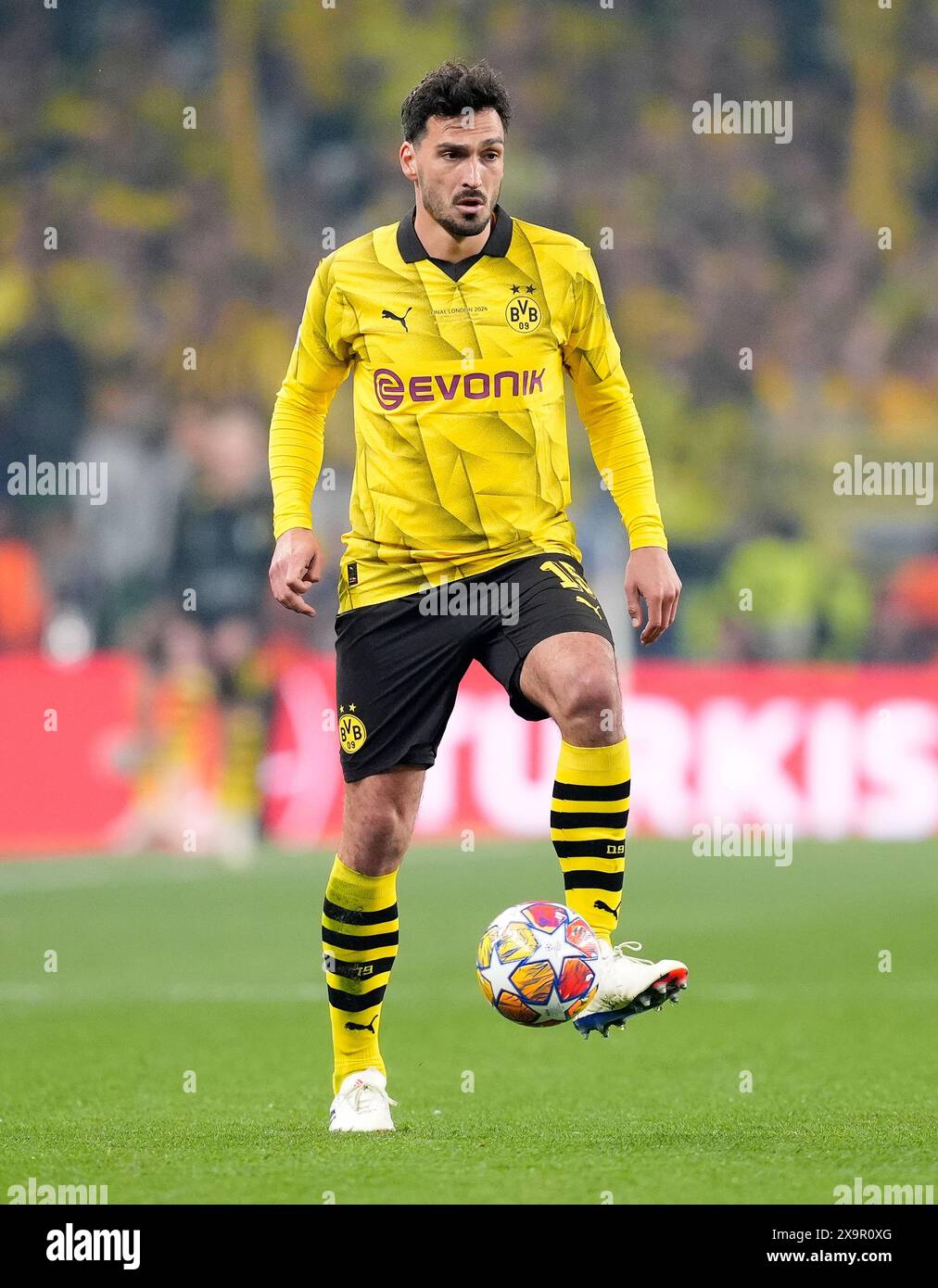 Borussia Dortmund's Mats Hummels during the UEFA Champions League final ...