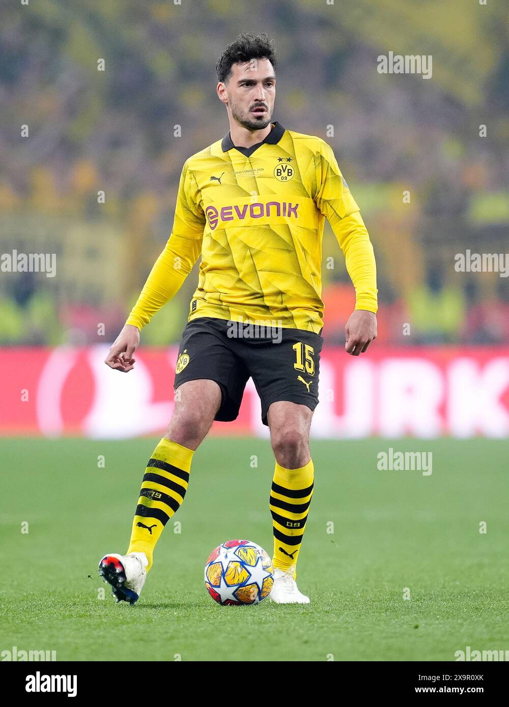 Borussia Dortmund's Mats Hummels during the UEFA Champions League final ...