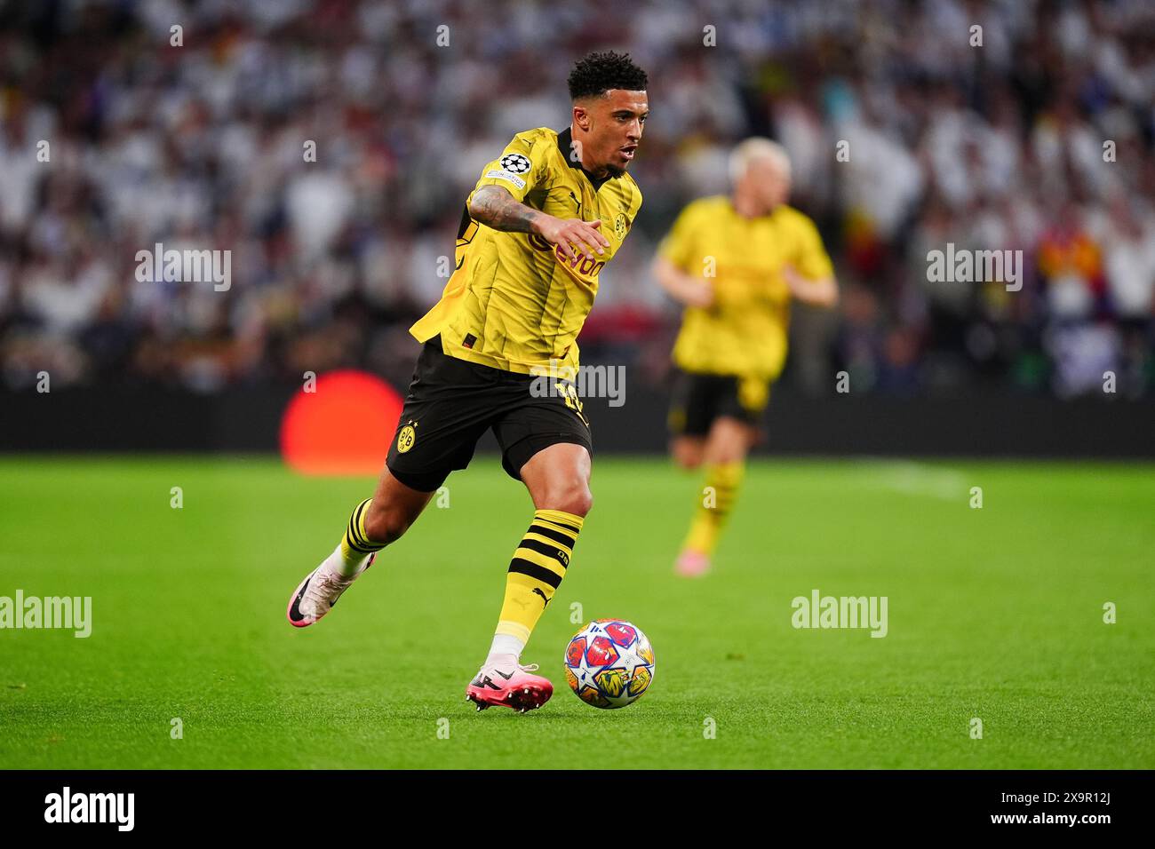Borussia Dortmund's Jadon Sancho during the UEFA Champions League final ...