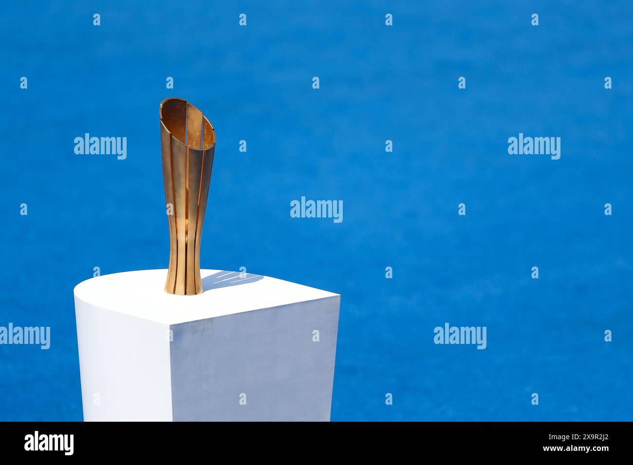 A general view of the FIH Hockey Pro League trophy during the FIH ...